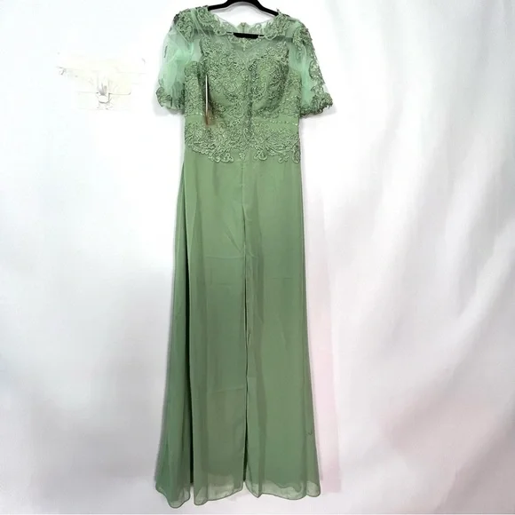 Pants & Jumpsuits | Pistachio Sage Green Pants Suit Jumper Romper With ...